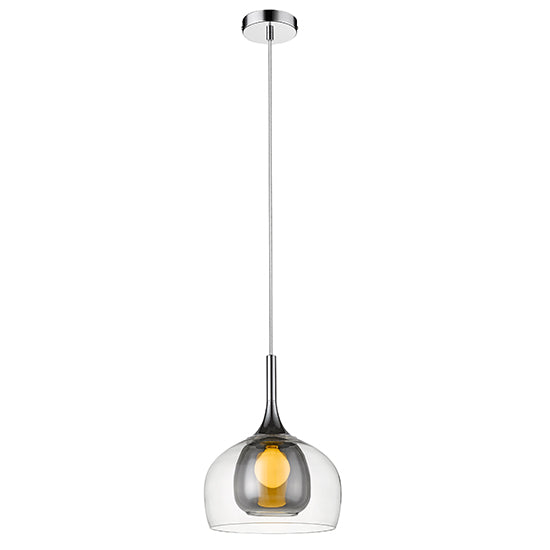 Adelina Large Decorative Ceiling Pendant Light In Smoked Grey | Elegant ...